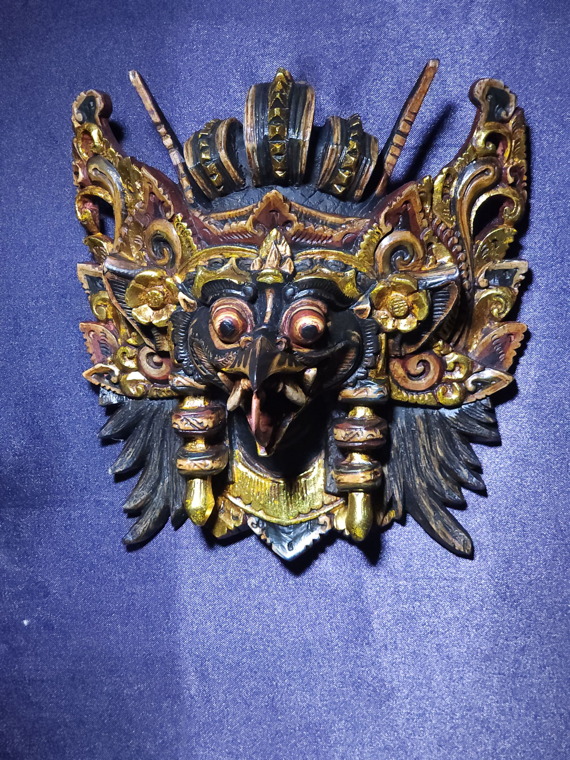 28 Cm Garuda Wooden Mask , Garuda Bali Mask Mythology , Exclusive ...