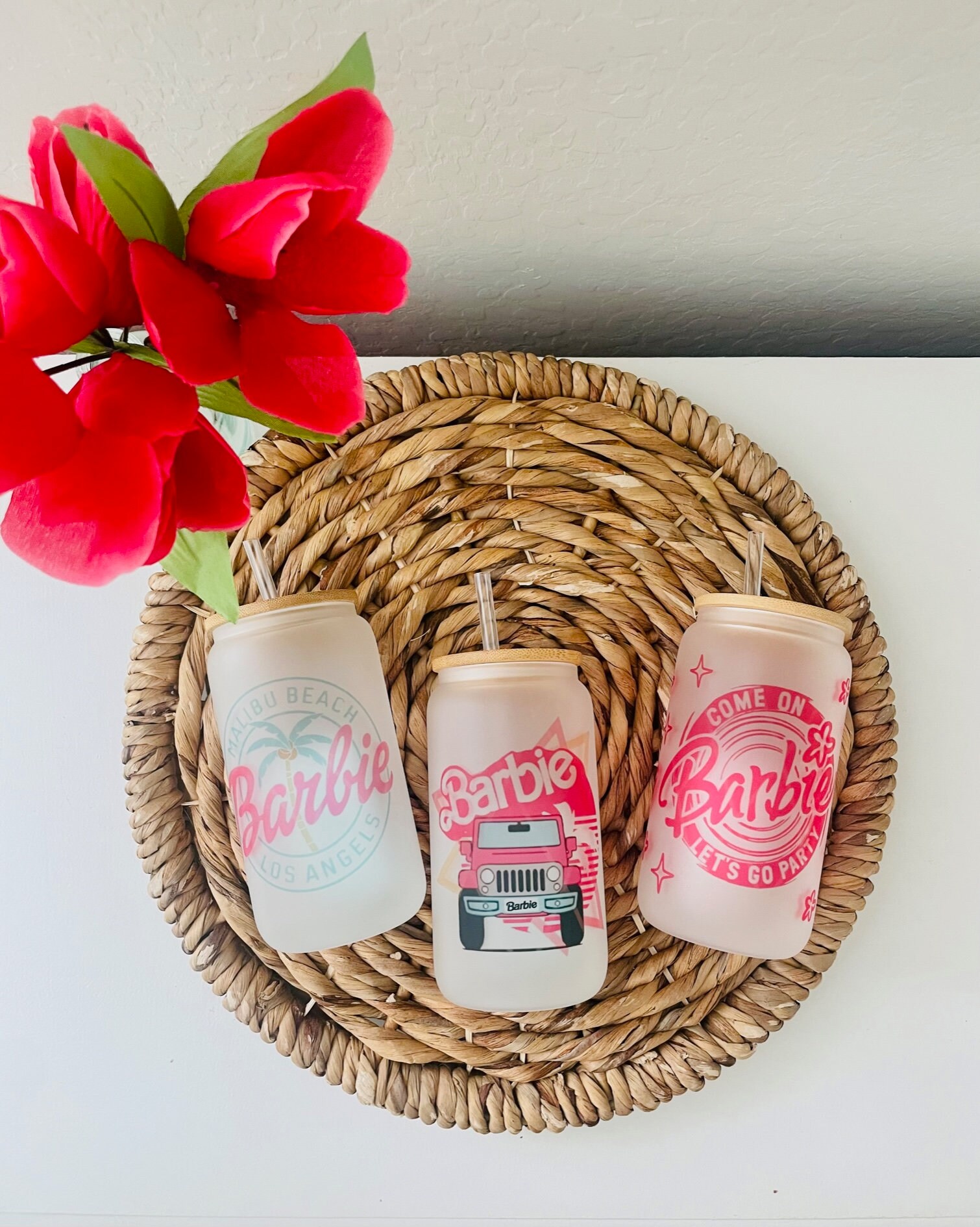 Come on Barbie lets go Part| frosted glass|16 oz| Beer Can Glass sold ...