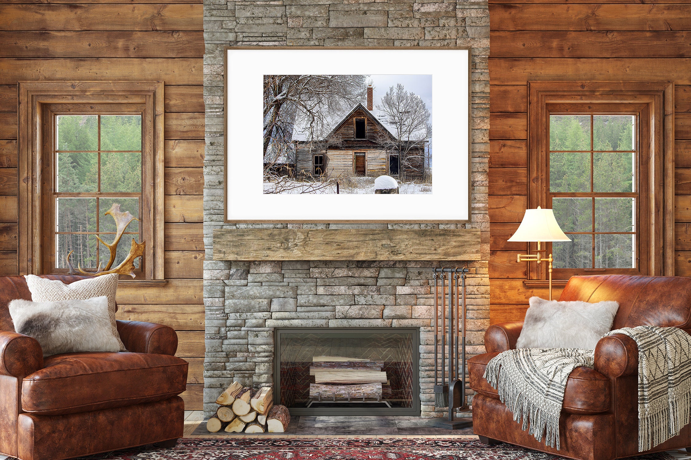 Sad Eyes - Abandoned Rustic Farm House Photo Image Available in Print ...