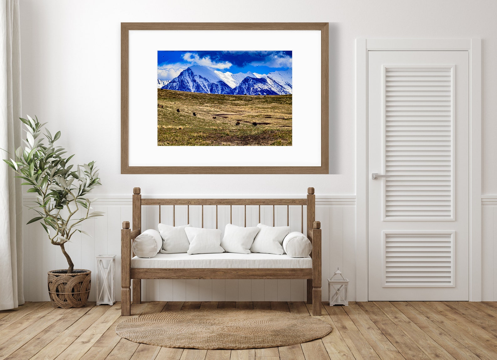 Where the Buffalo Roam Mountain Landscape Available in Print, Canvas ...