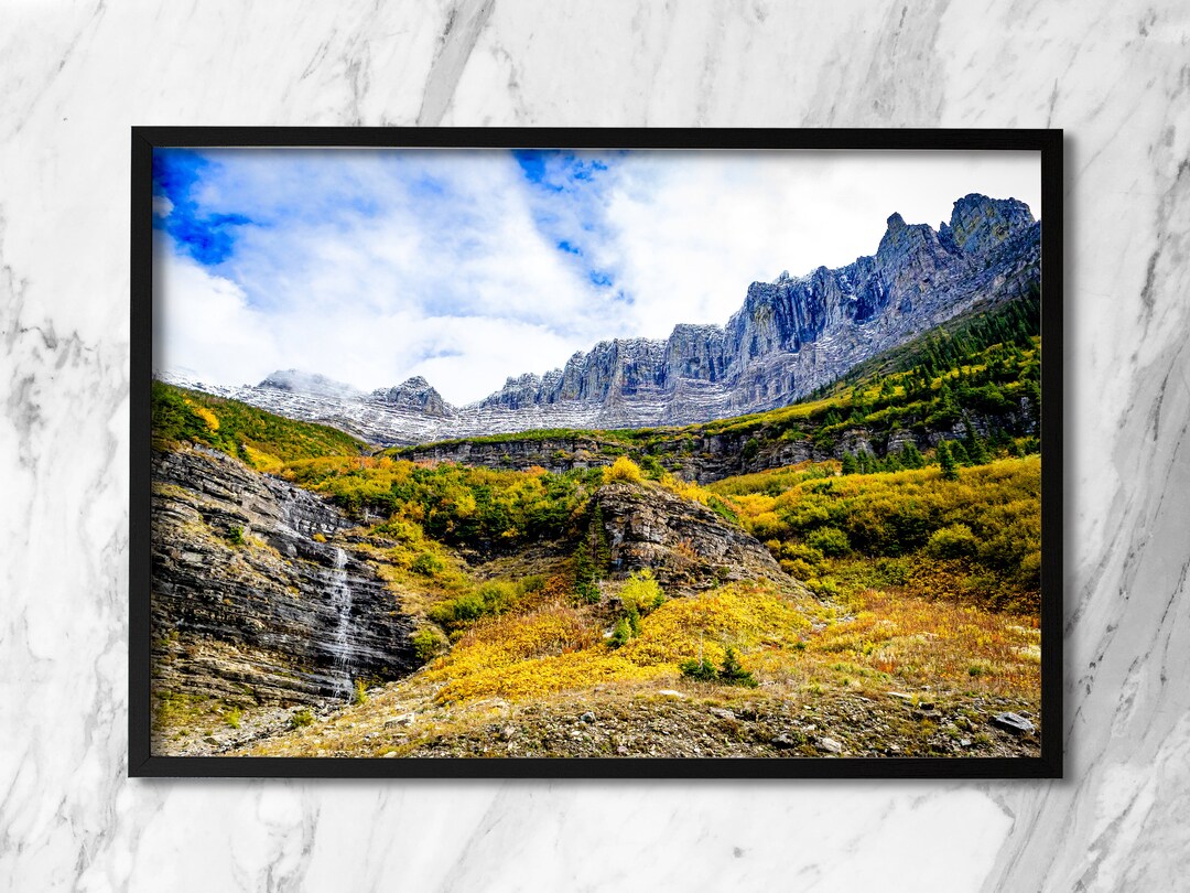 Golden Garden - the Garden Wall Landscape Photo Image Available in ...