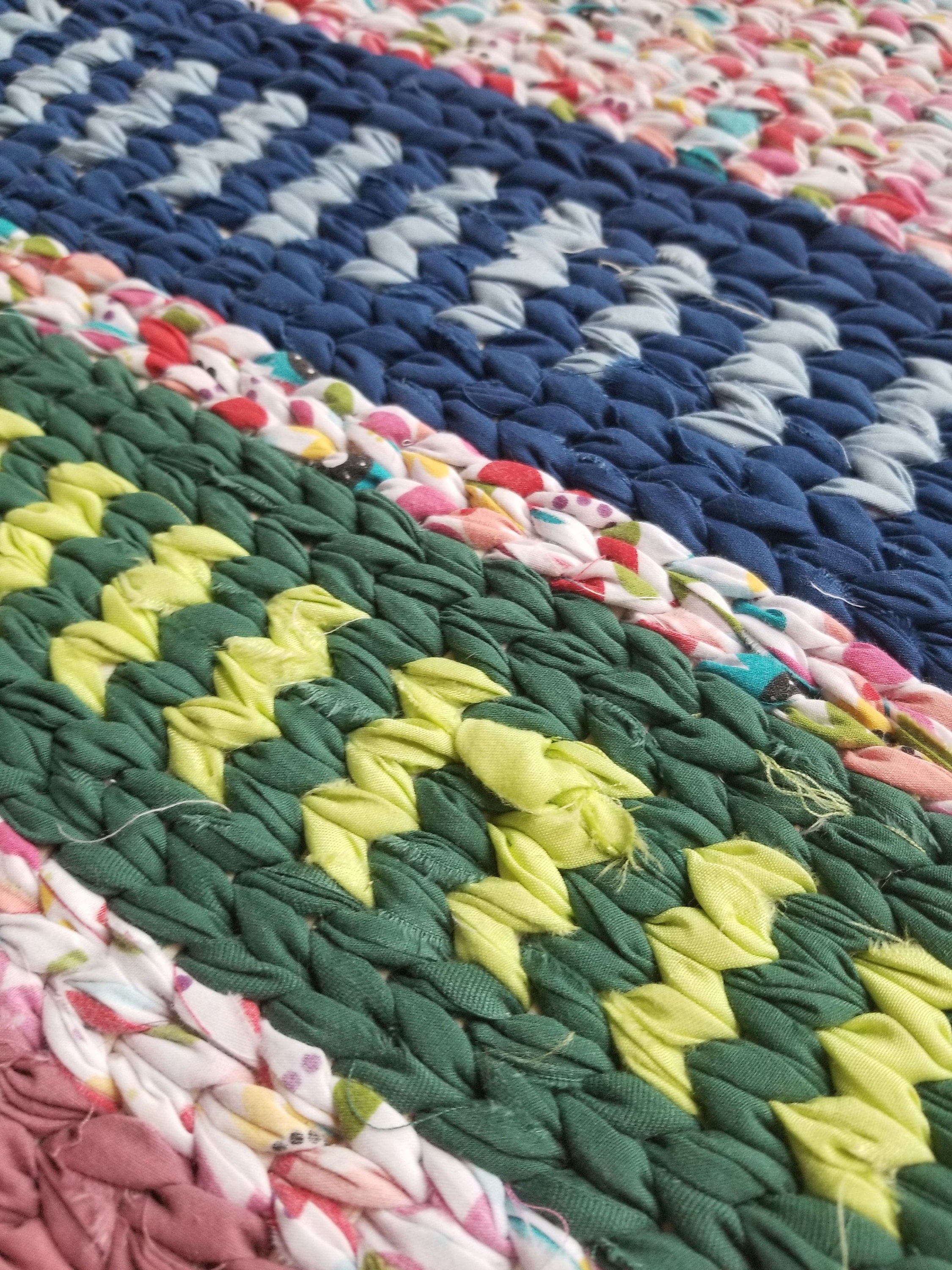 Twined Rag Rug - Etsy