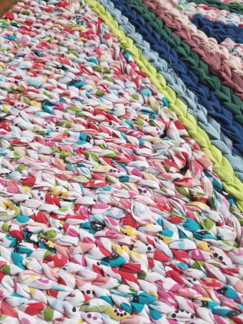 Twined Rag Rug - Etsy
