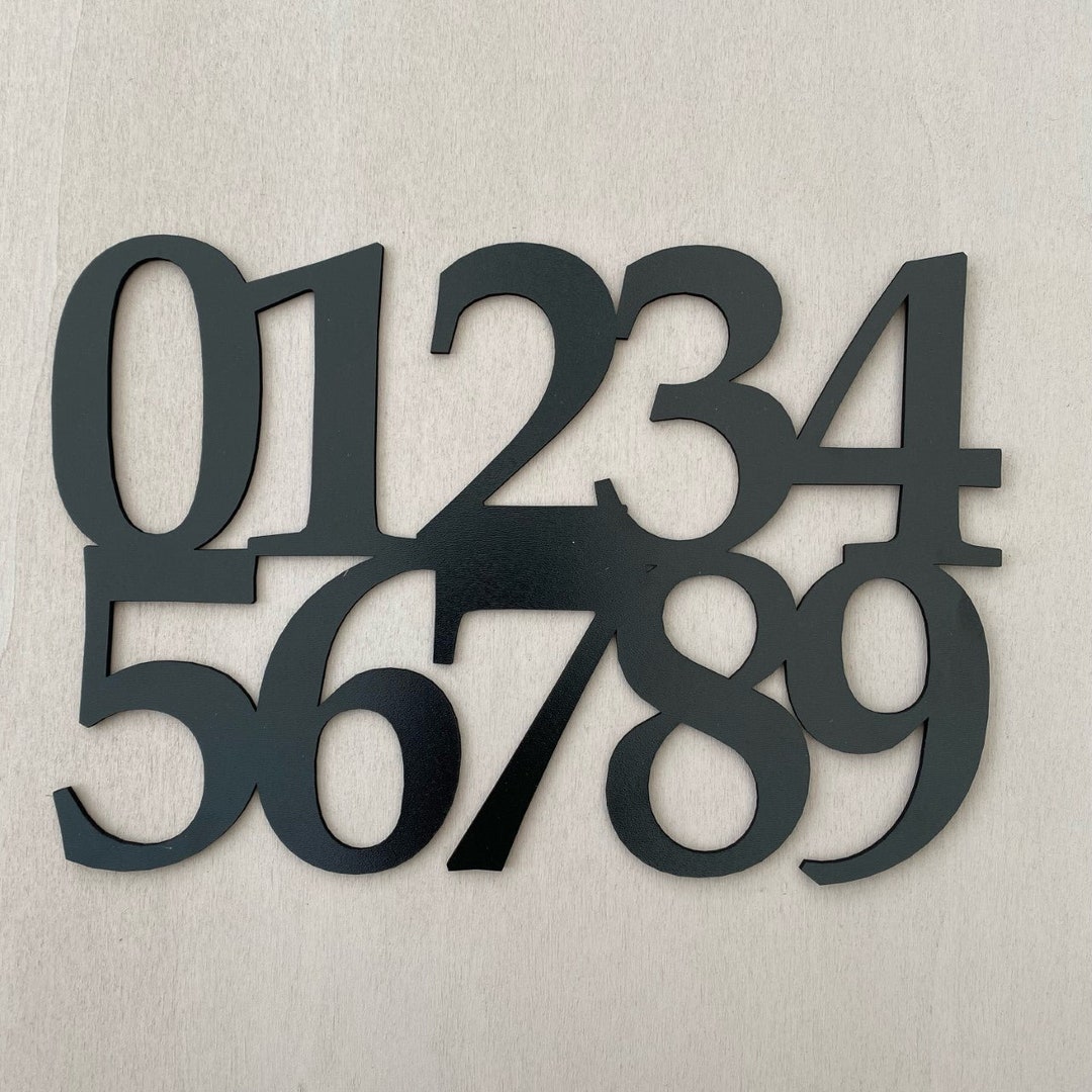 Number Wall Art - Etsy