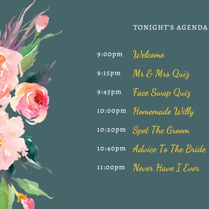Powerpoint Virtual Hen Party / Bridal Shower / Bachelorette 100 Slide ...