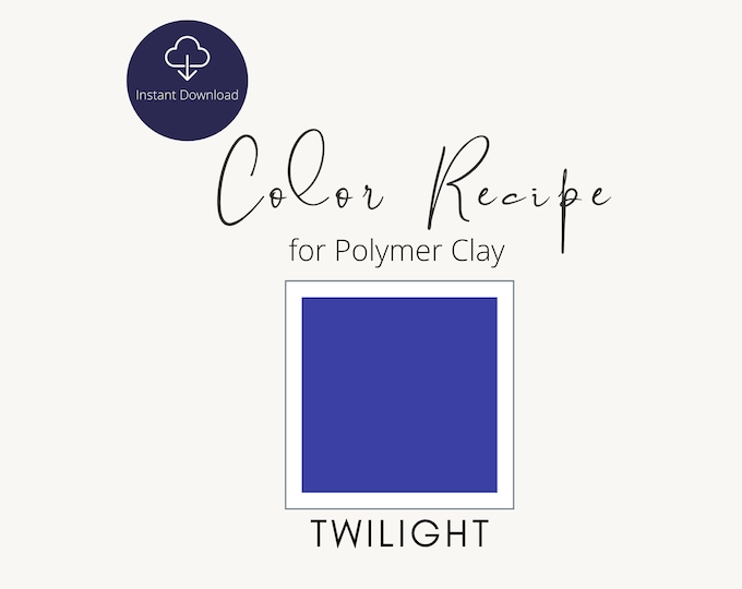 Autumn Morning Palette/easy Mixing Guide/sculpey Premo/polymer Clay ...