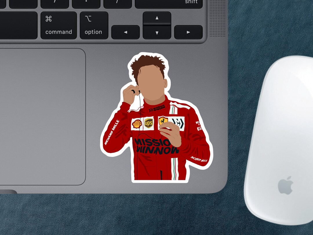 Charles Leclerc Sticker Scuderia Ferrari Sticker Ferrari Sticker ...