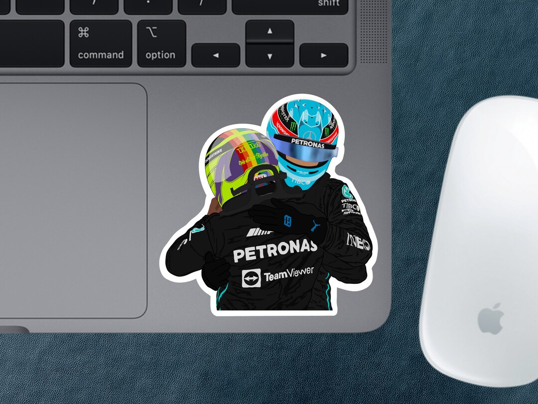 Lewis Hamilton Sticker Mercedes AMG Sticker George Russell Sticker ...
