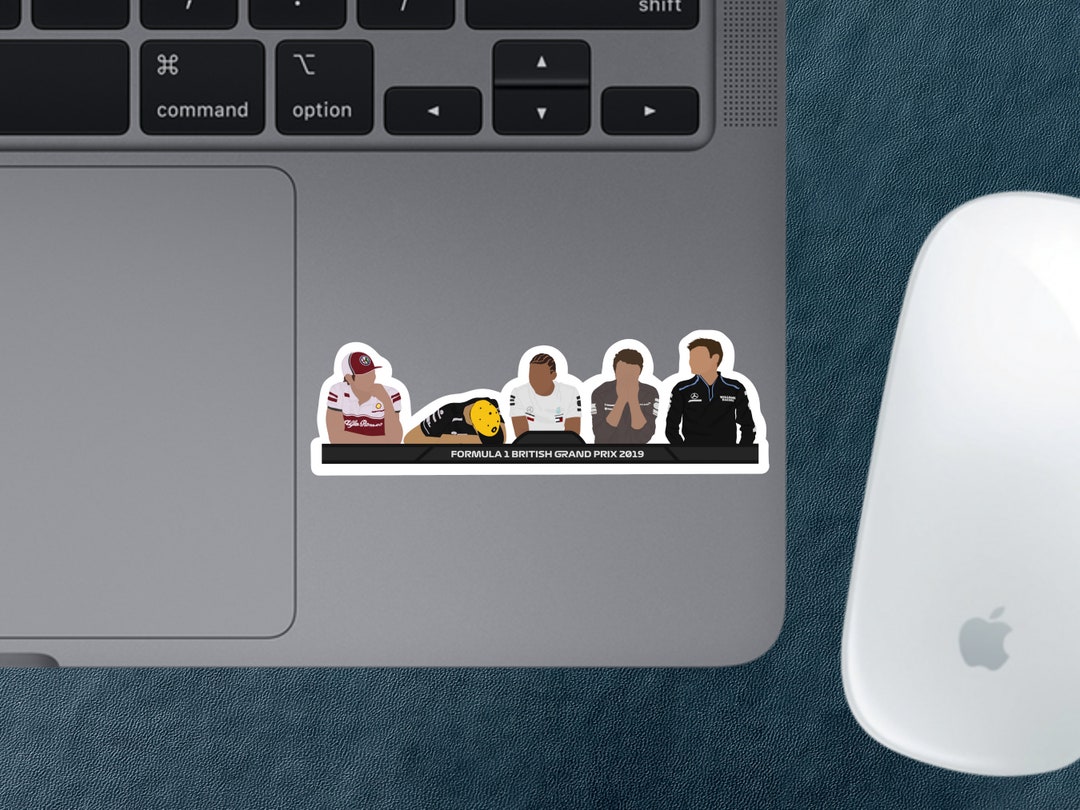 2019 British GP Press Conference Sticker Daniel Ricciardo - Etsy Australia
