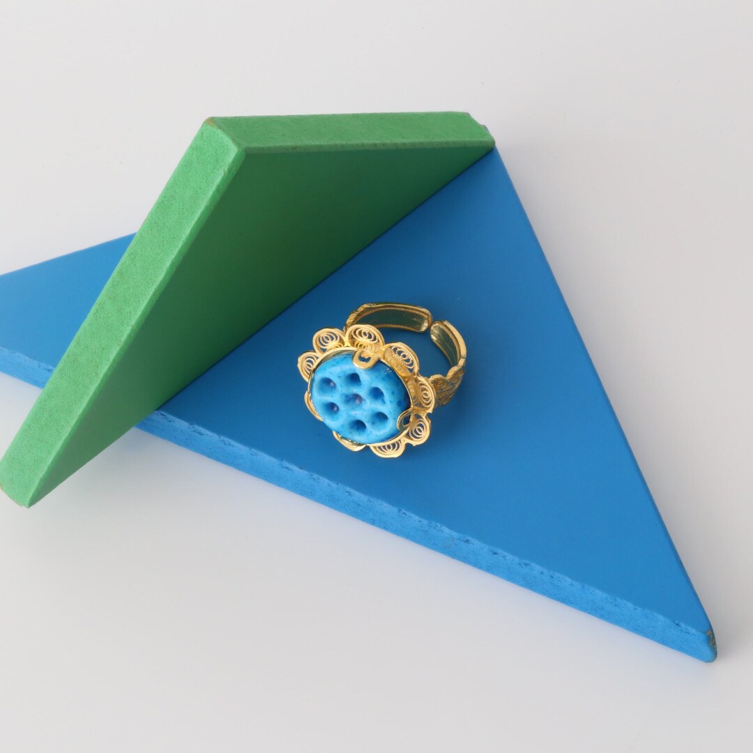 Sky Ring, Heaven Ring, Peace Ring, Handmade Filigree Seven Hole Ring ...