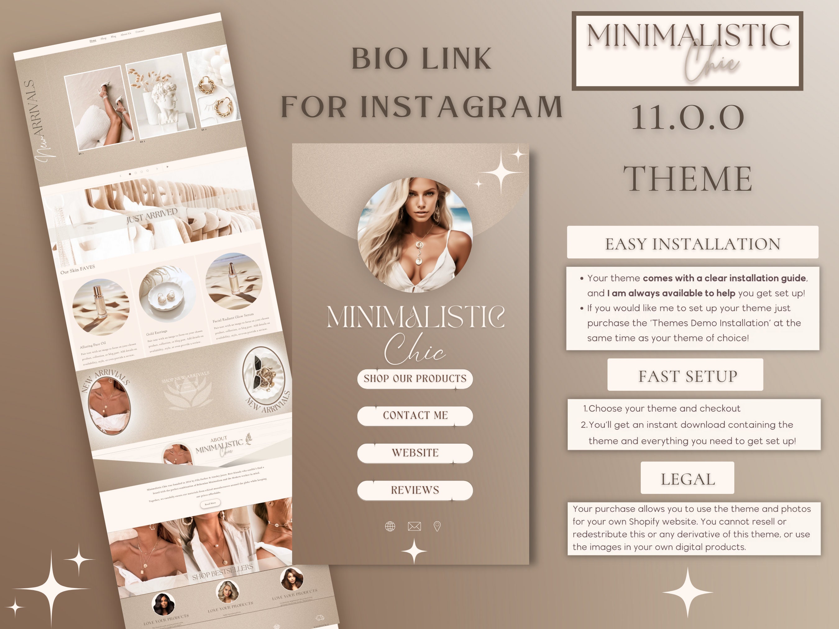 Shopify Theme Boutique, Beige Shopify Theme Store, Shopify Website ...