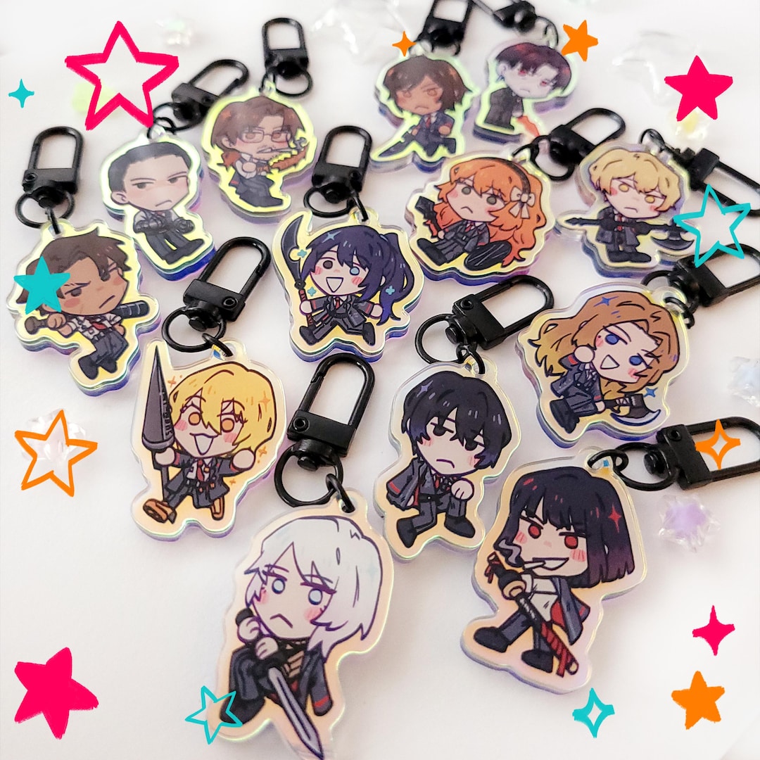 Limbus Company Acrylic Keychain Charm (new Version) | Sinners ...