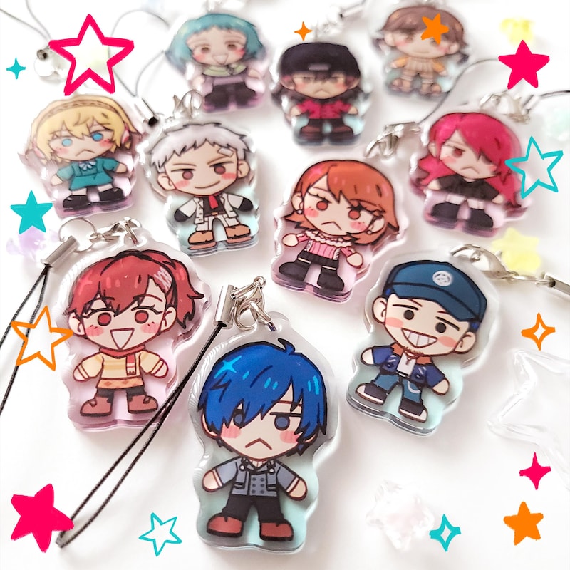 Aigis Persona 3 Keychain - Etsy