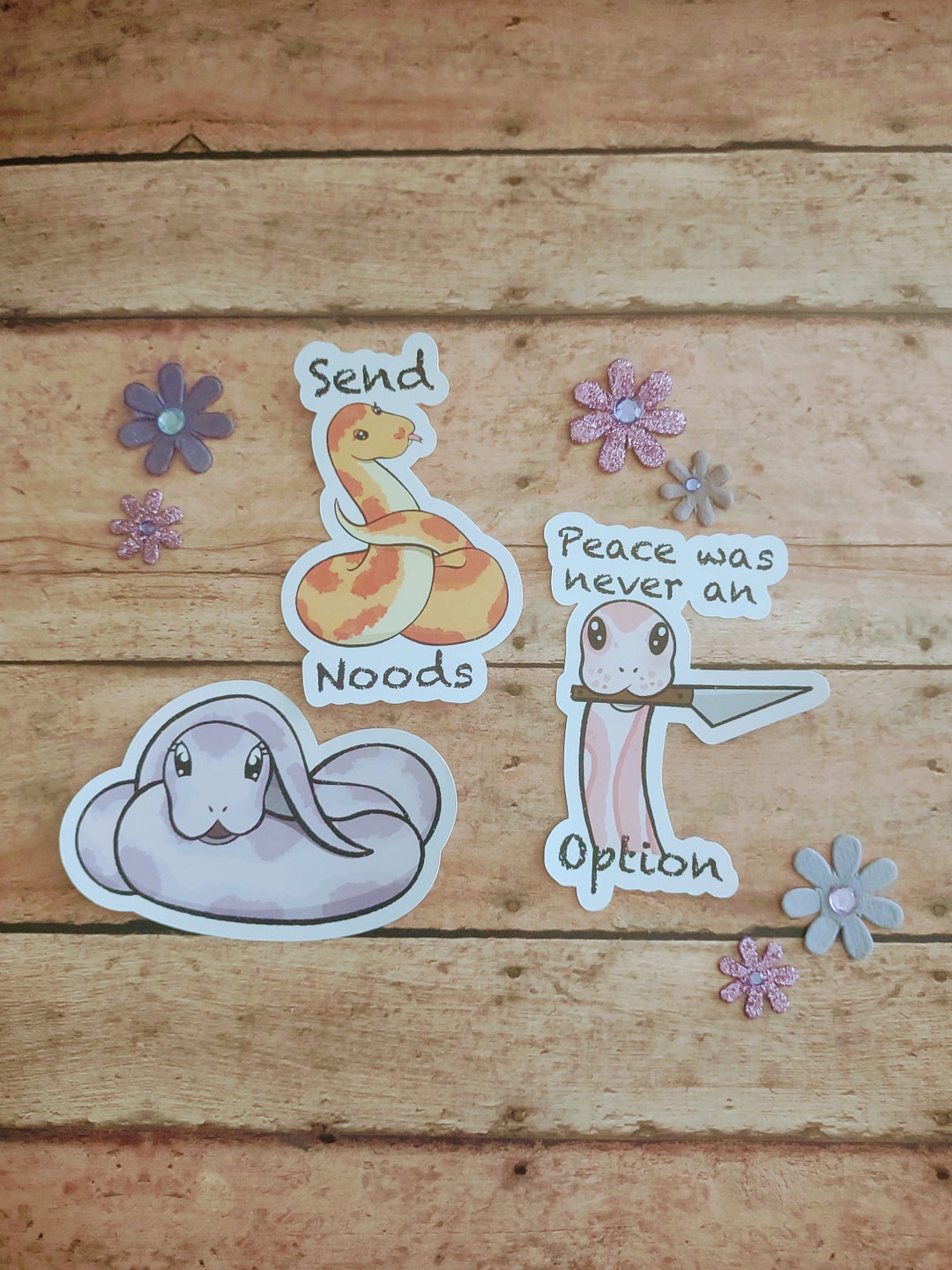Snake Stickers Pack - Etsy