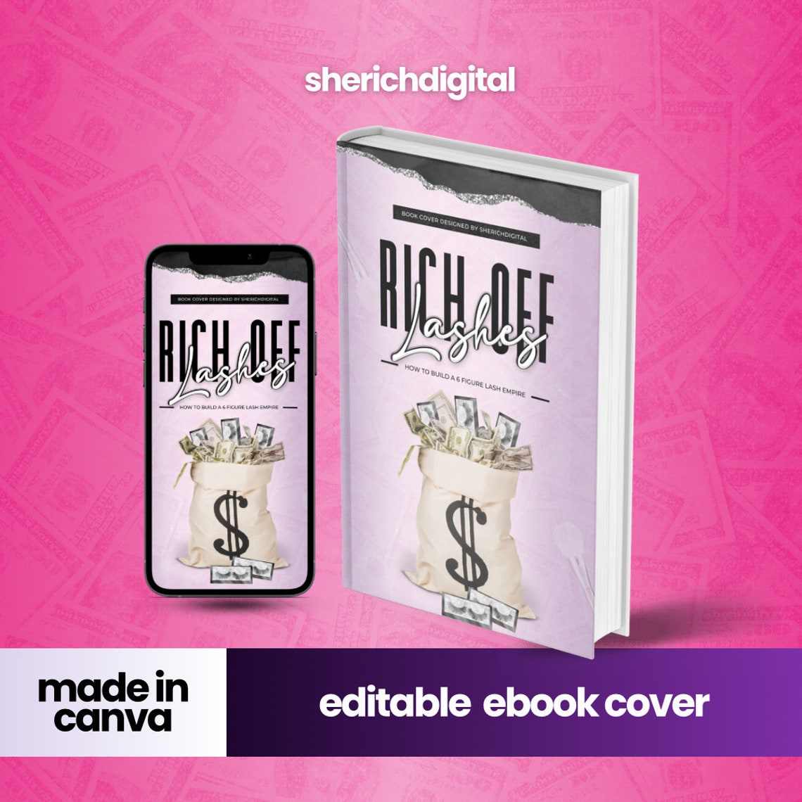 DIY E-book Cover Template, Entrepreneur E Book Cover Template, Editable ...