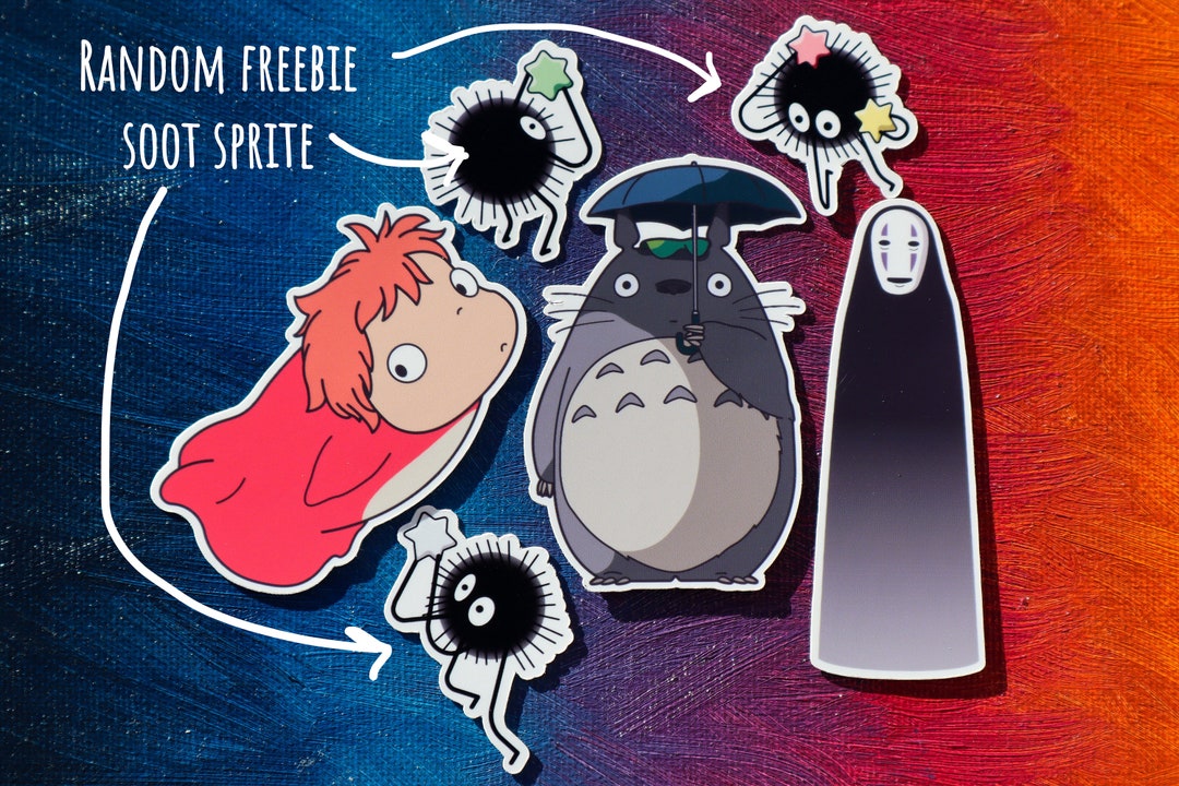 Glossy Studio Ghibli Stickers - Etsy