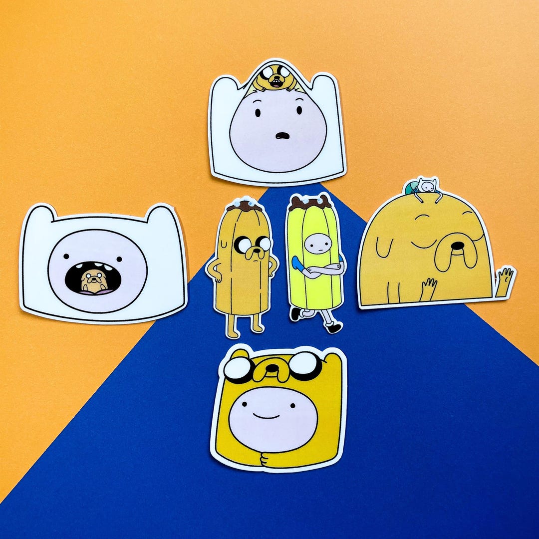 Glossy Laminated Adventure Time Sticker Packs - Etsy