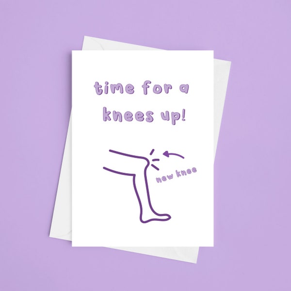 Knee Surgery Cards - Etsy UK