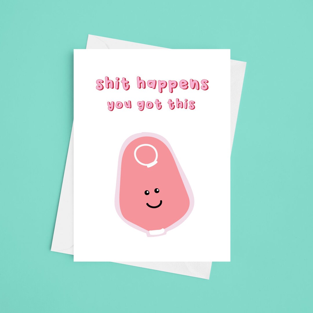 Funny Stoma Surgery Card - Get Well Soon Bowel Surgery Gift - Etsy