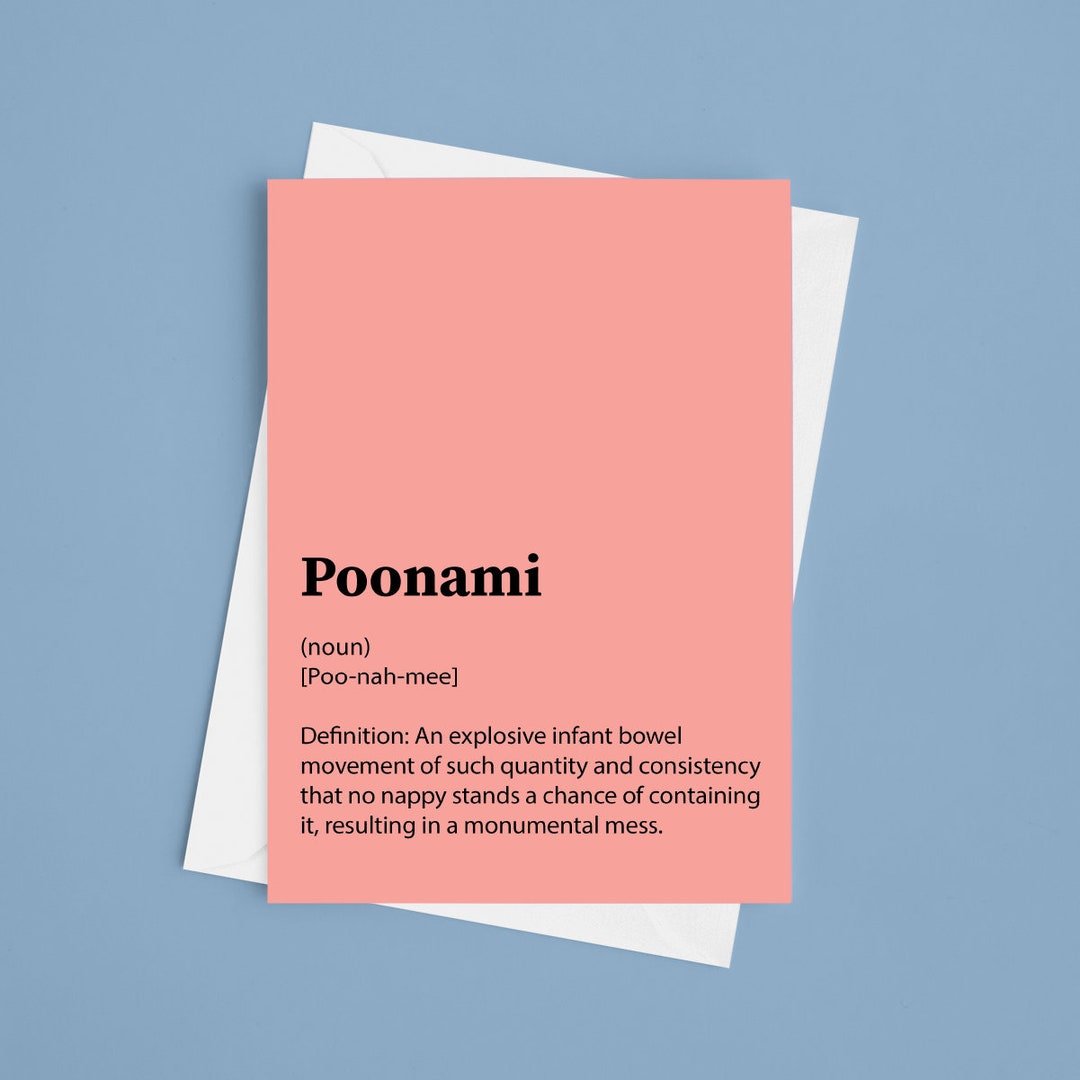 Poonami - New Baby / Happy Maternity Leave - A5 Card, Maternity Leave ...