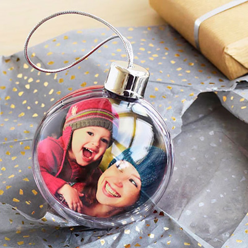 Personalised Christmas Bauble Photo - Etsy