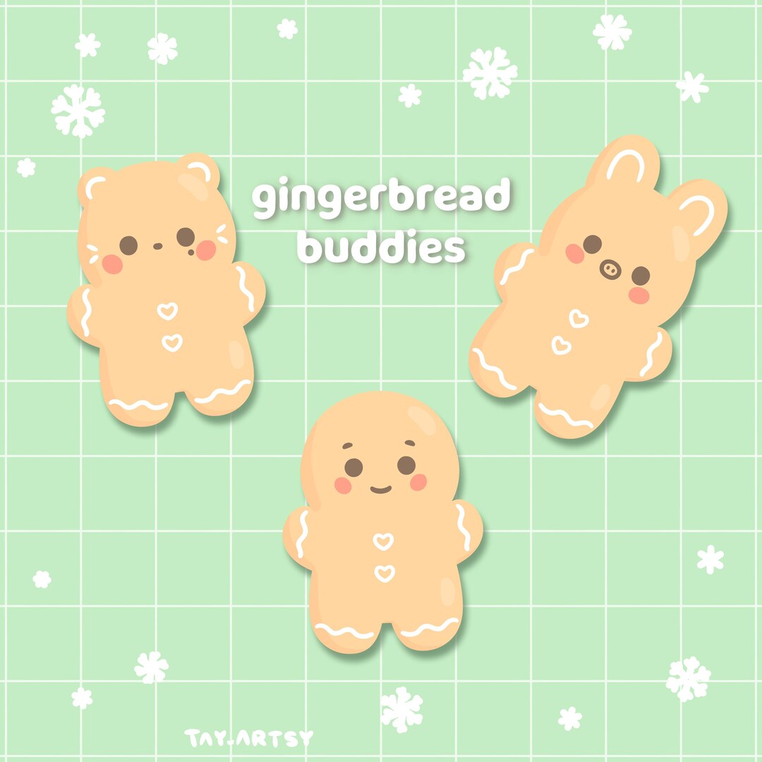 Gingerbread Buddy Charms - Etsy