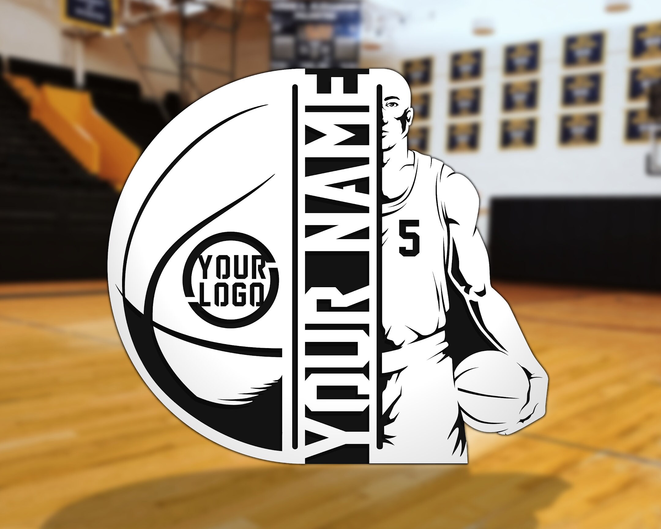 Wooden Basketball Sign - Etsy