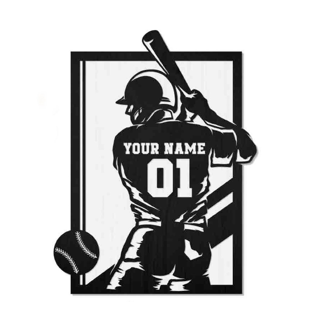 Wooden Baseball Sign - Etsy