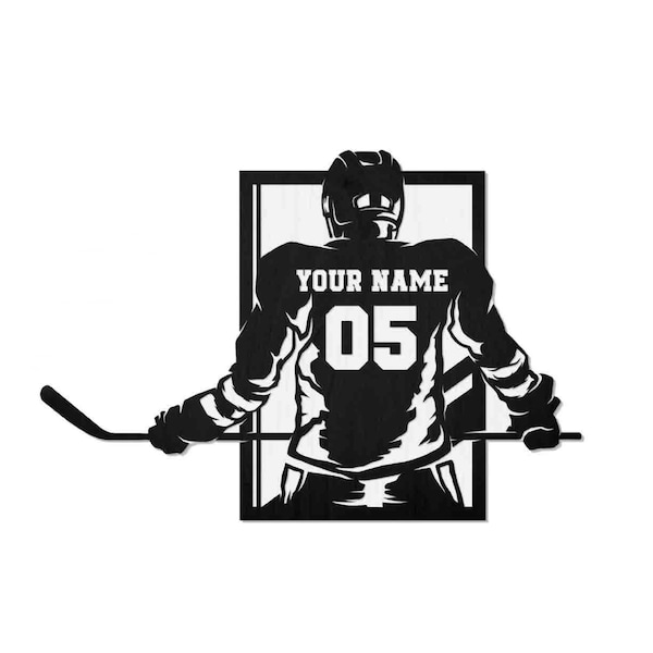 Wooden Hockey Sign - Etsy