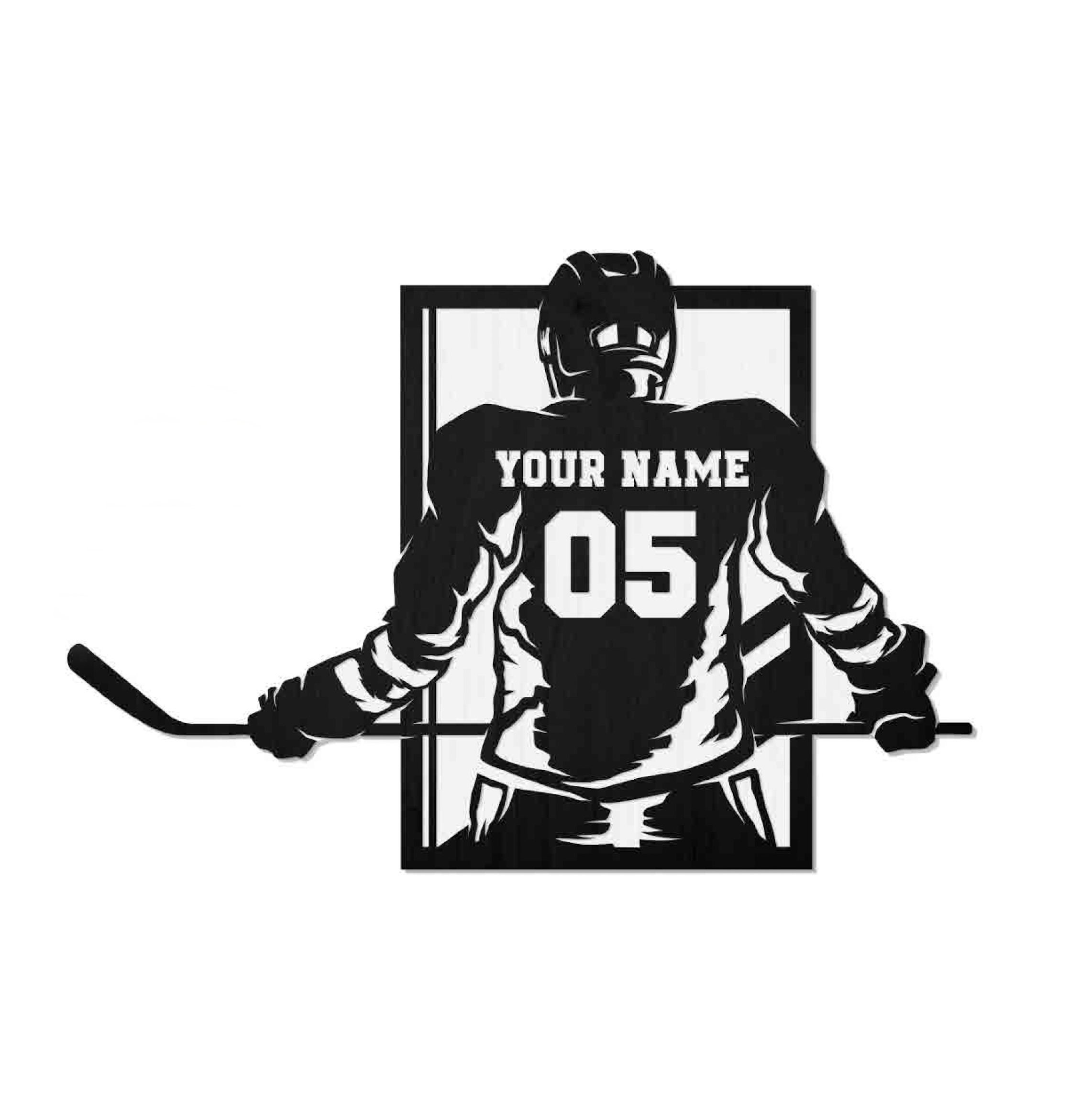 Wooden Hockey Sign - Etsy