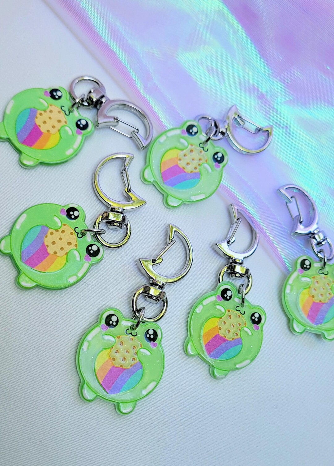 Frog Keychain, Rana, Cute Keychains, Silver Keychains, Gift Ideas, Key ...