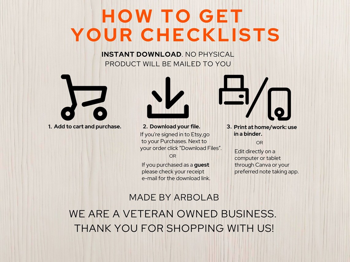 Packing Checklist & Travel Organization Printable Set, Complete Travel ...