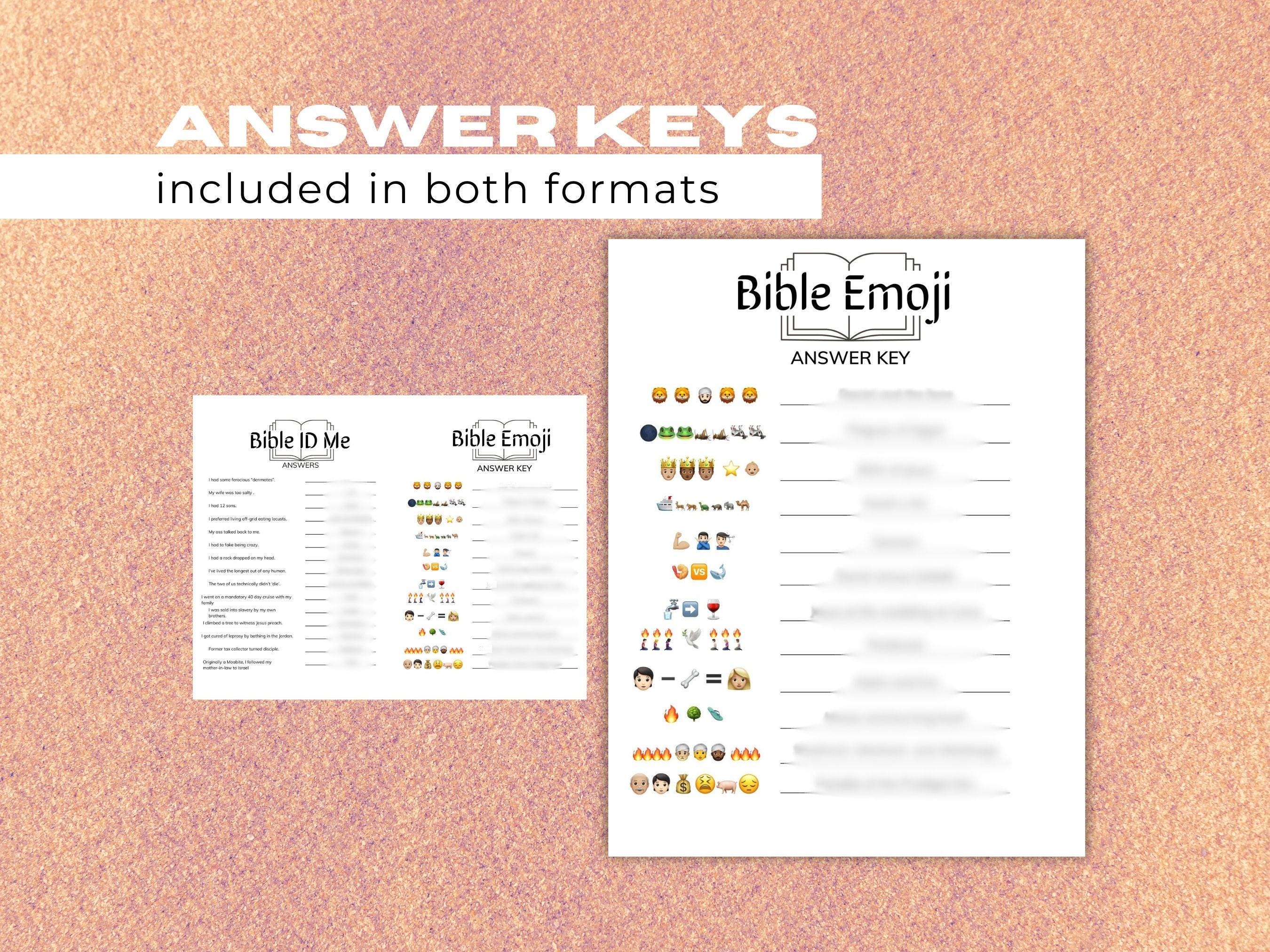 Christian Youth Group Activity Set: 18 Printable Bible Study Games for ...