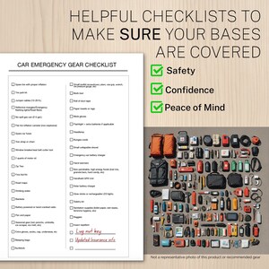 Car Owner Essential Printables Pack, Maintenance Checklists, Emergency ...