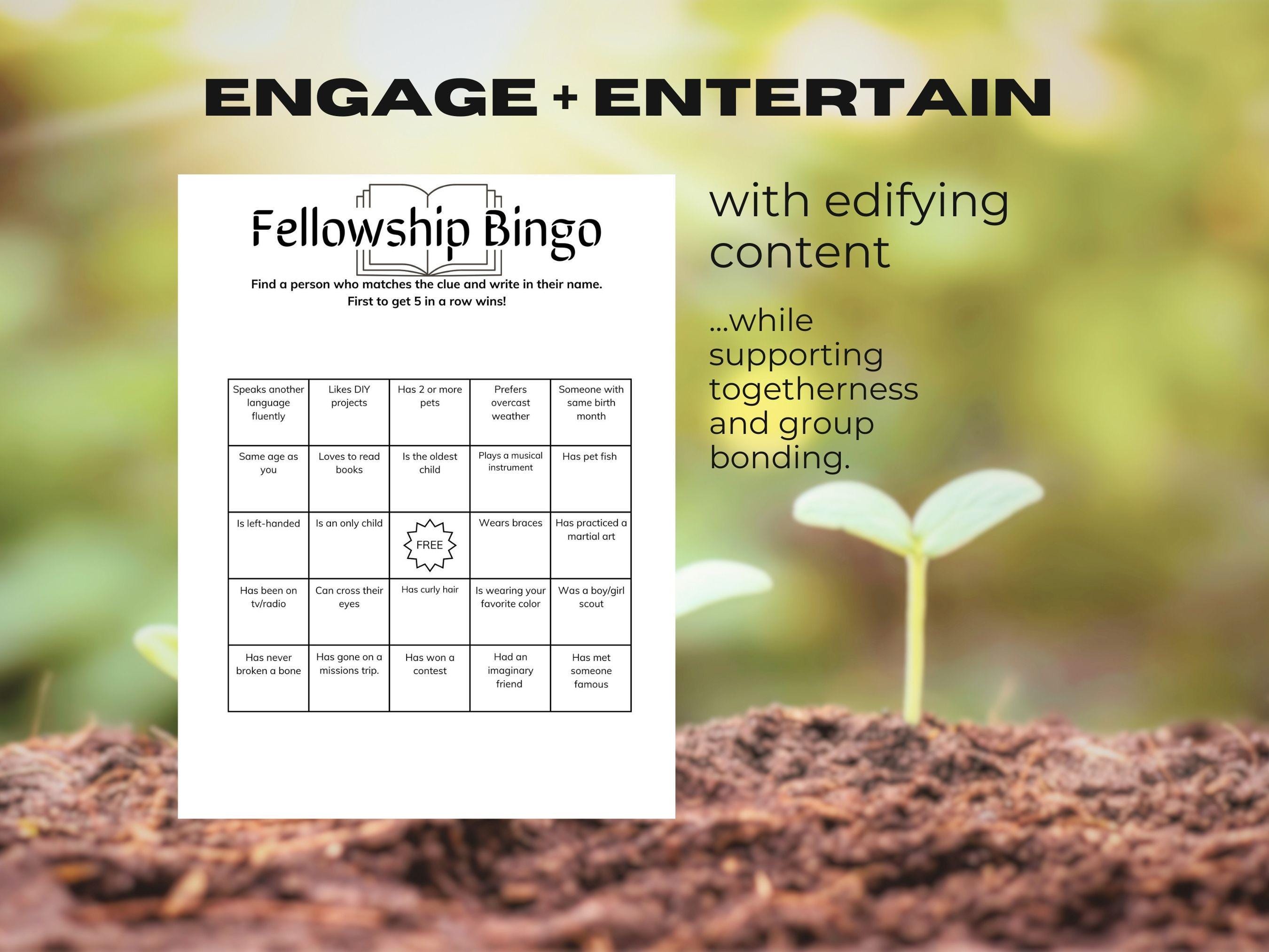 Christian Youth Group Activity Set: 18 Printable Bible Study Games for ...
