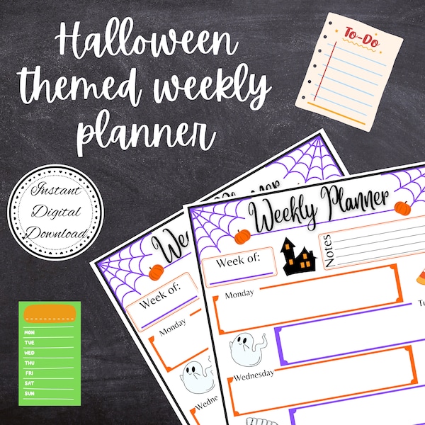Weekly Planner - Etsy