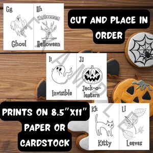 Halloween ABC Coloring Activity Book | Halloween Activity | Classroom ...
