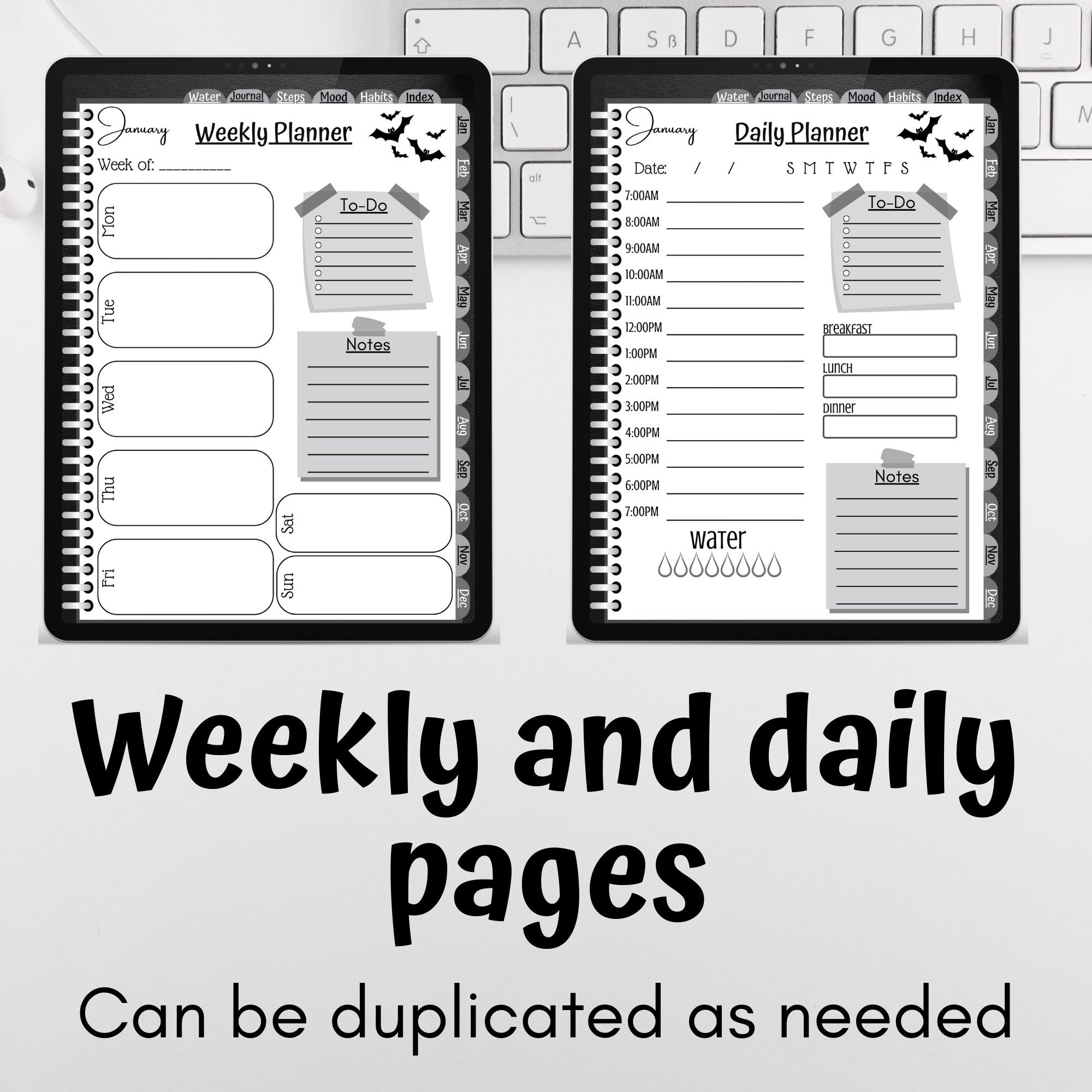 Digital Planner Interactive and Customizable Use With - Etsy