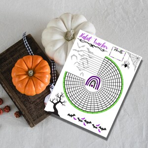 Halloween-themed Habit Tracker | Printable Habit Tracker - Etsy