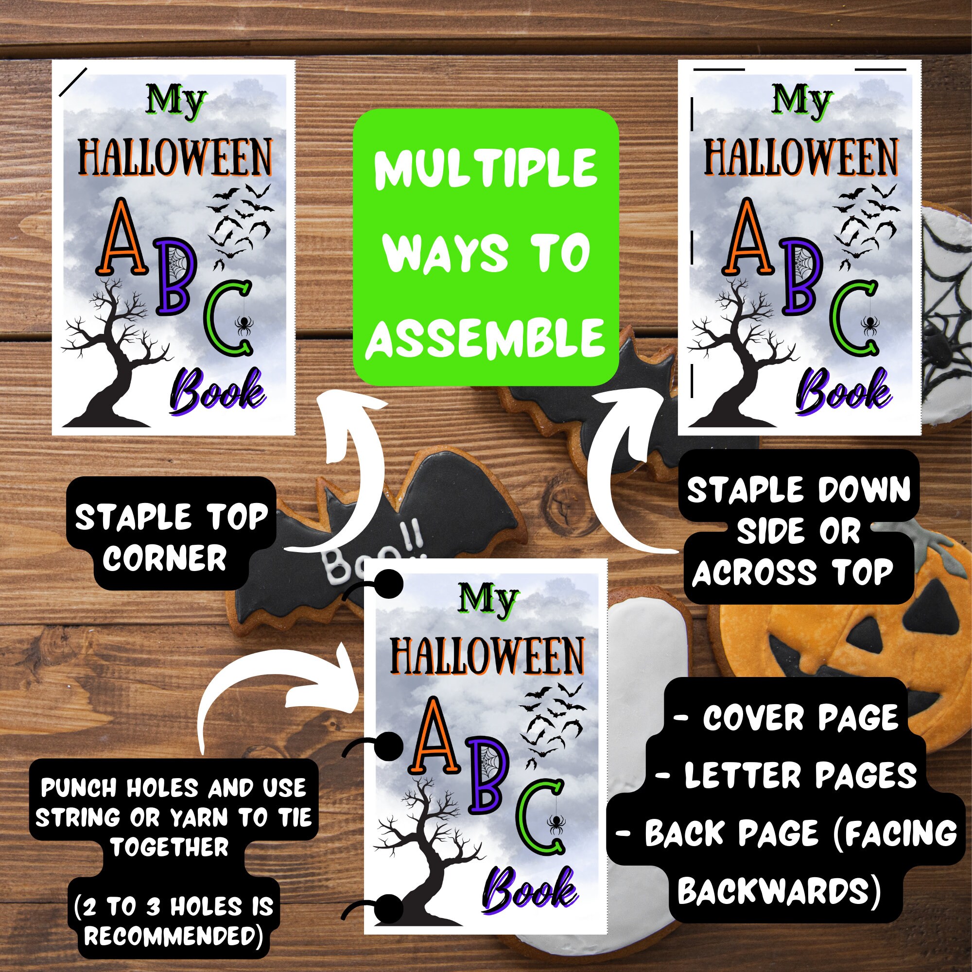 Halloween ABC Coloring Activity Book | Halloween Activity | Classroom ...