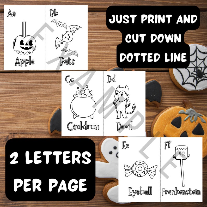Halloween ABC Coloring Activity Book | Halloween Activity | Classroom ...