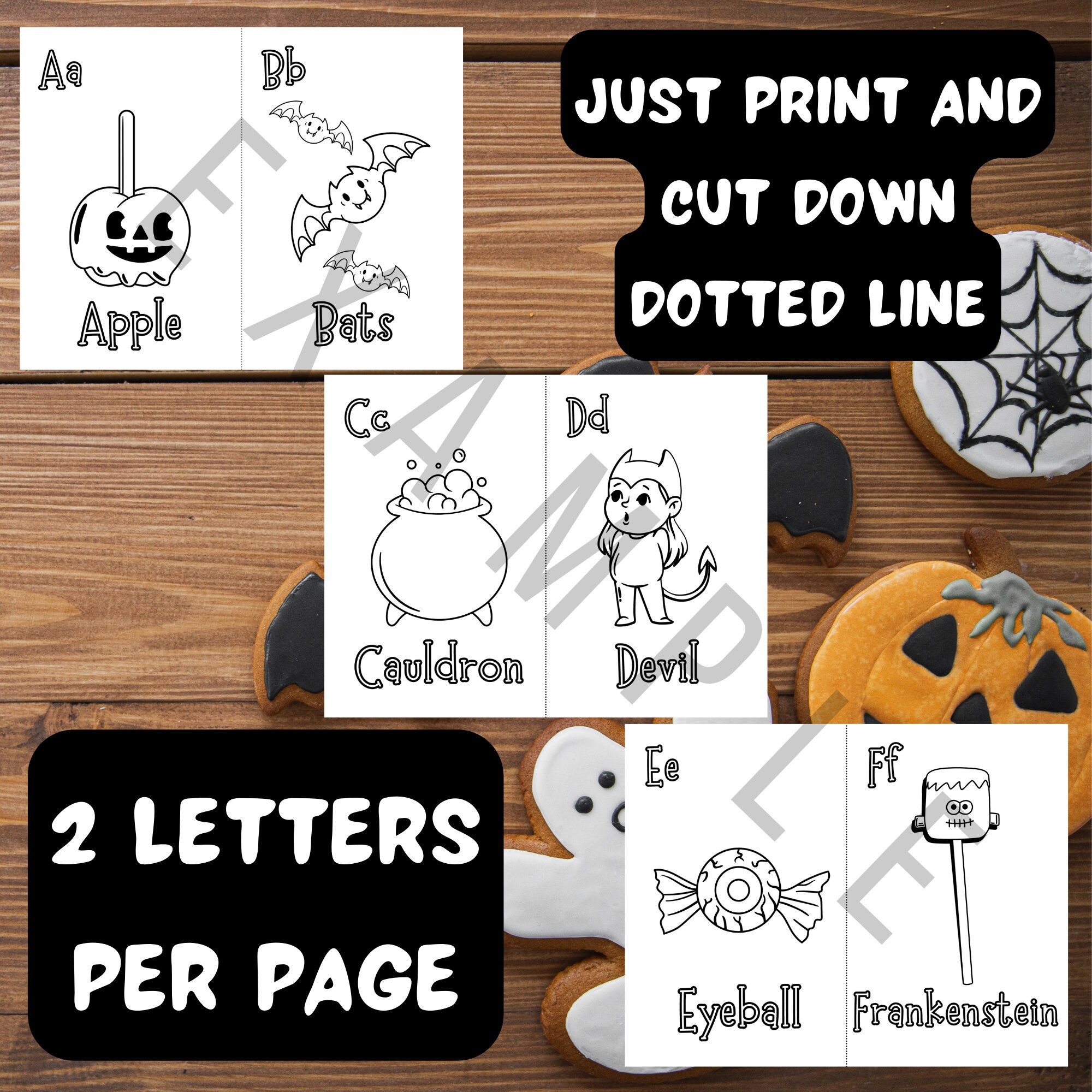 Halloween ABC Coloring Activity Book | Halloween Activity | Classroom ...