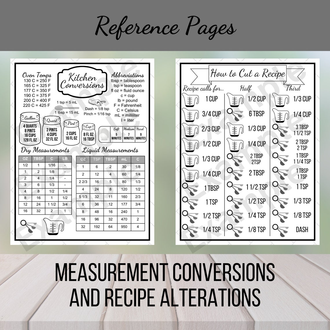 Printable Recipe Binder Kit: Cooking Planner & Culinary Organizer - Etsy