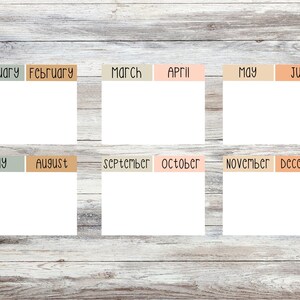 Soft Boho Classroom Birthday Display Classroom Decor Printable - Etsy