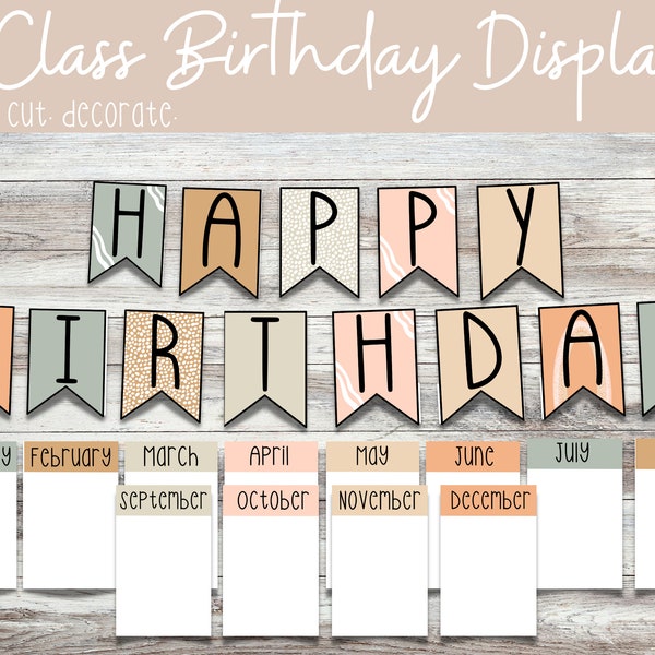 Classroom Birthday - Etsy