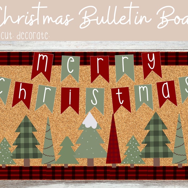 Winter Bulletin Board Kit - Etsy