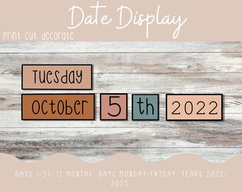 Earth Tones Welcome Banner Classroom Decor Printable | Etsy