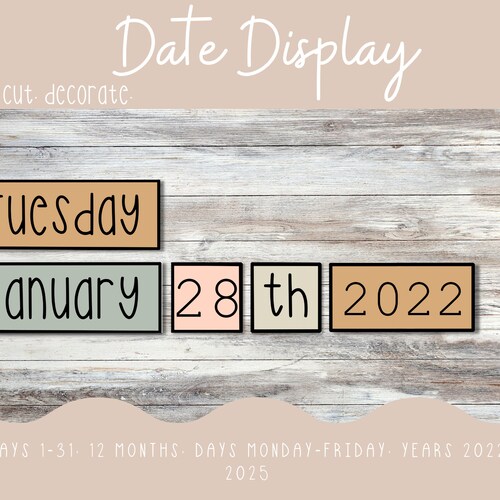 Soft Boho Classroom Birthday Display Classroom Decor - Etsy