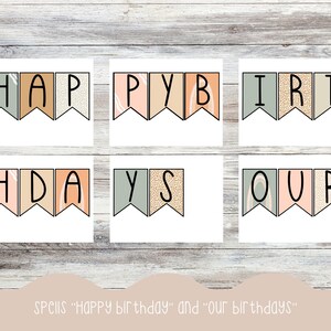 Soft Boho Classroom Birthday Display Classroom Decor Printable - Etsy