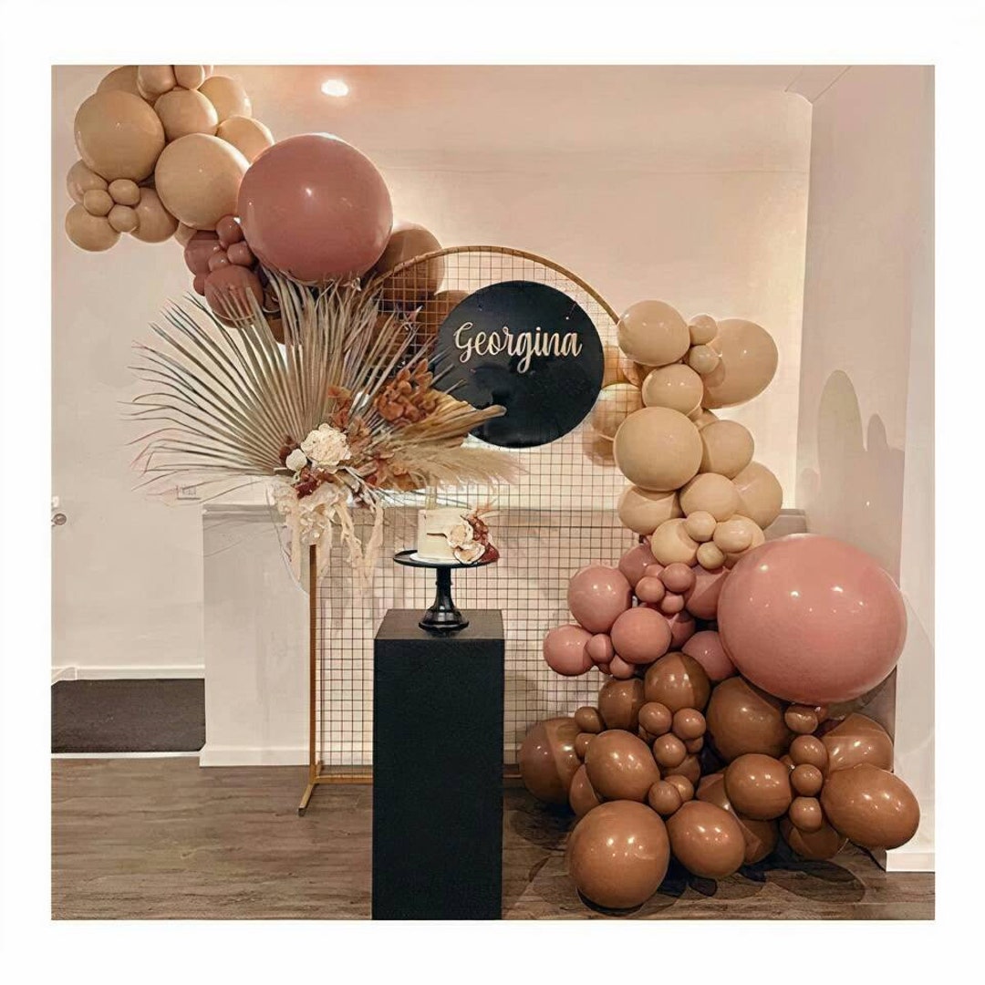 Coffee Brown Mocha Balloon Garland Kit /arch Kit for Wedding - Etsy